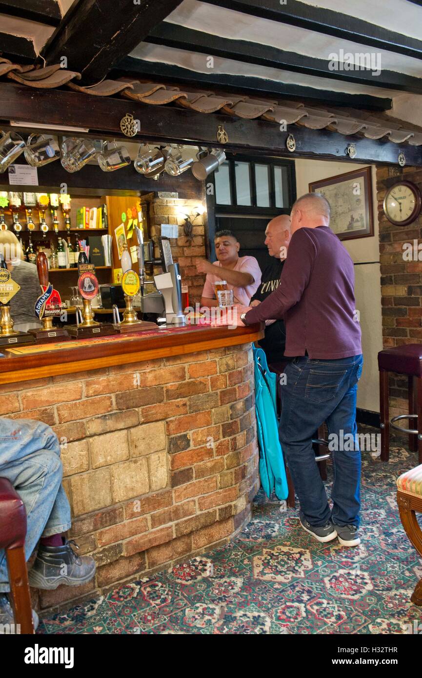 Addison Arms a public house in Glatton, Cambridgeshire, UK Stock Photo ...