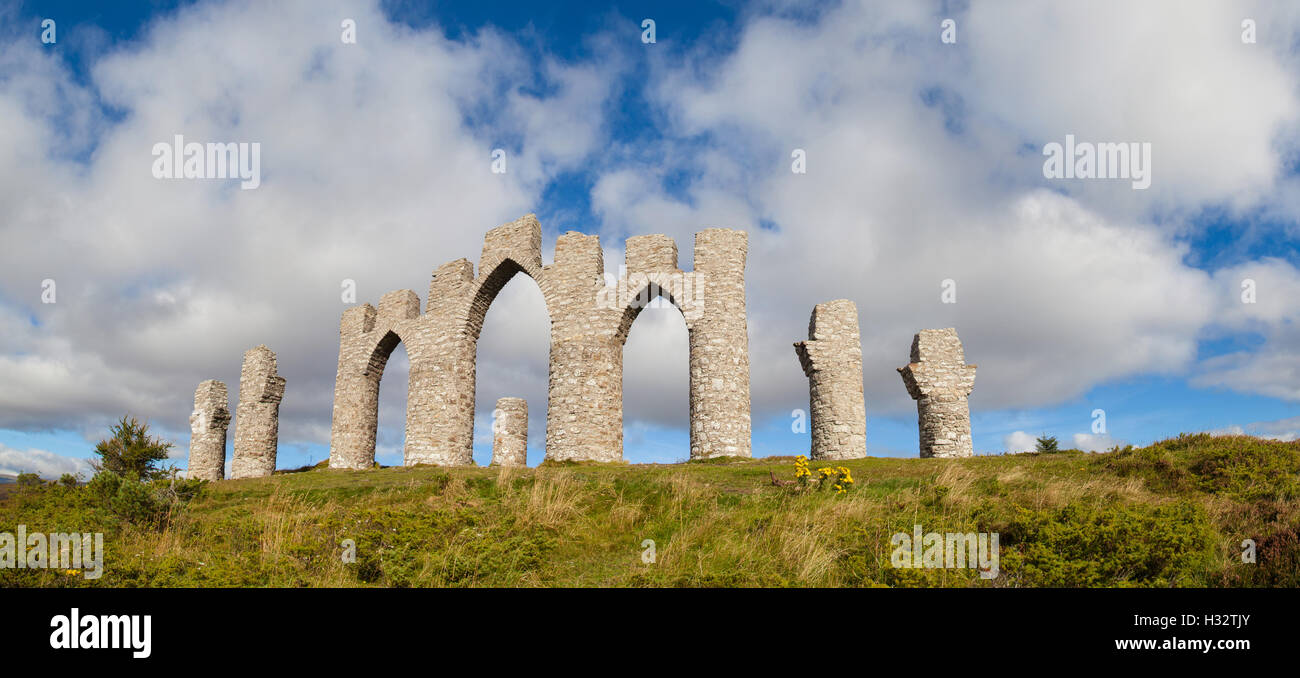 Fyrish Monument, near Alness, Ross and Cromarty, Scotland Stock Photo ...
