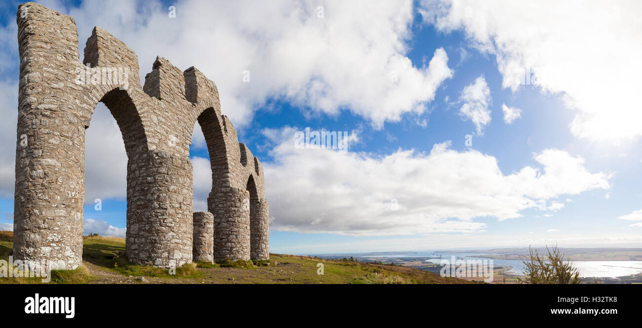 Fyrish Monument, near Alness, Ross and Cromarty, Scotland Stock Photo ...