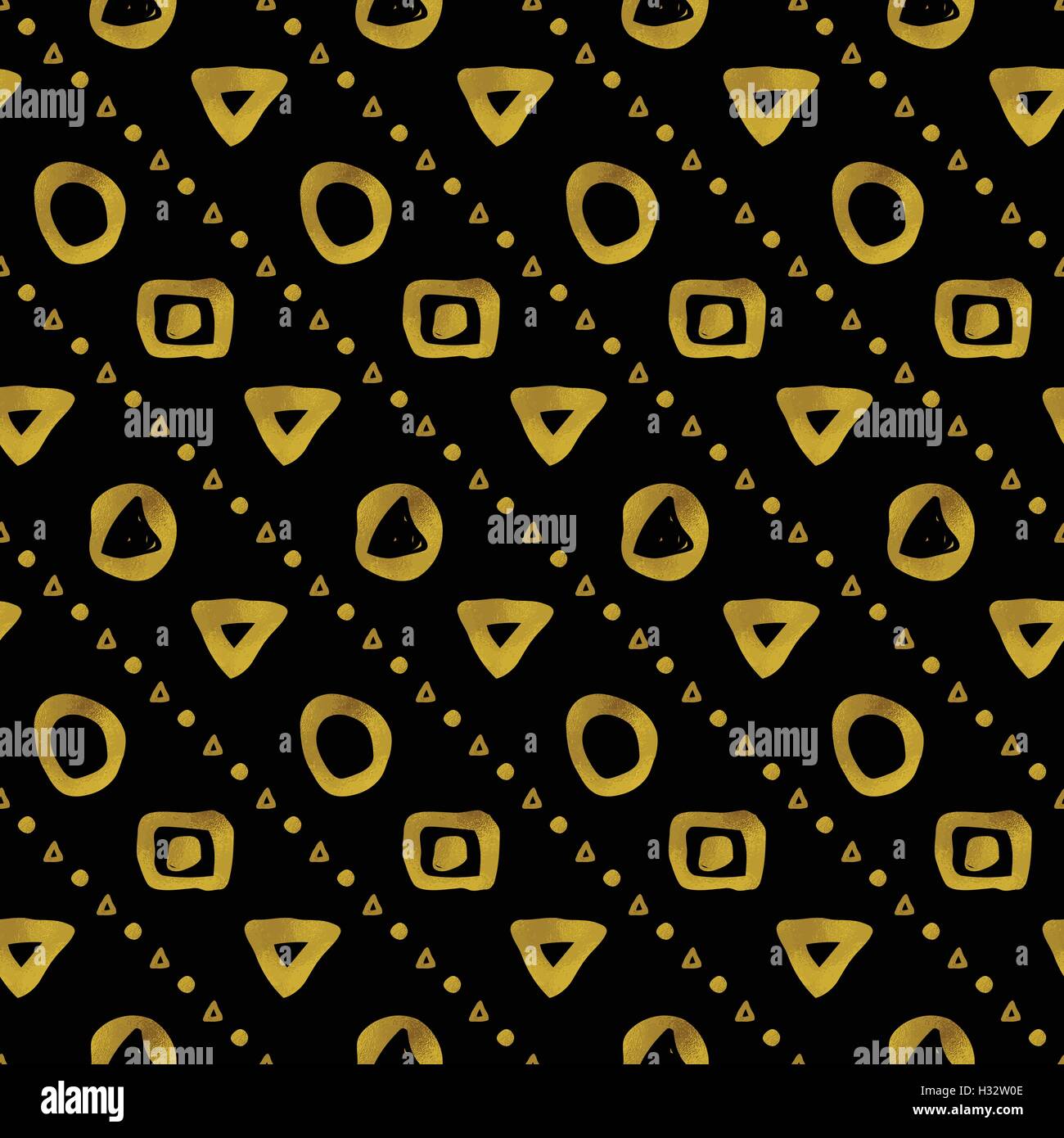Geometric black and gold seamless pattern Stock Vector Image & Art - Alamy