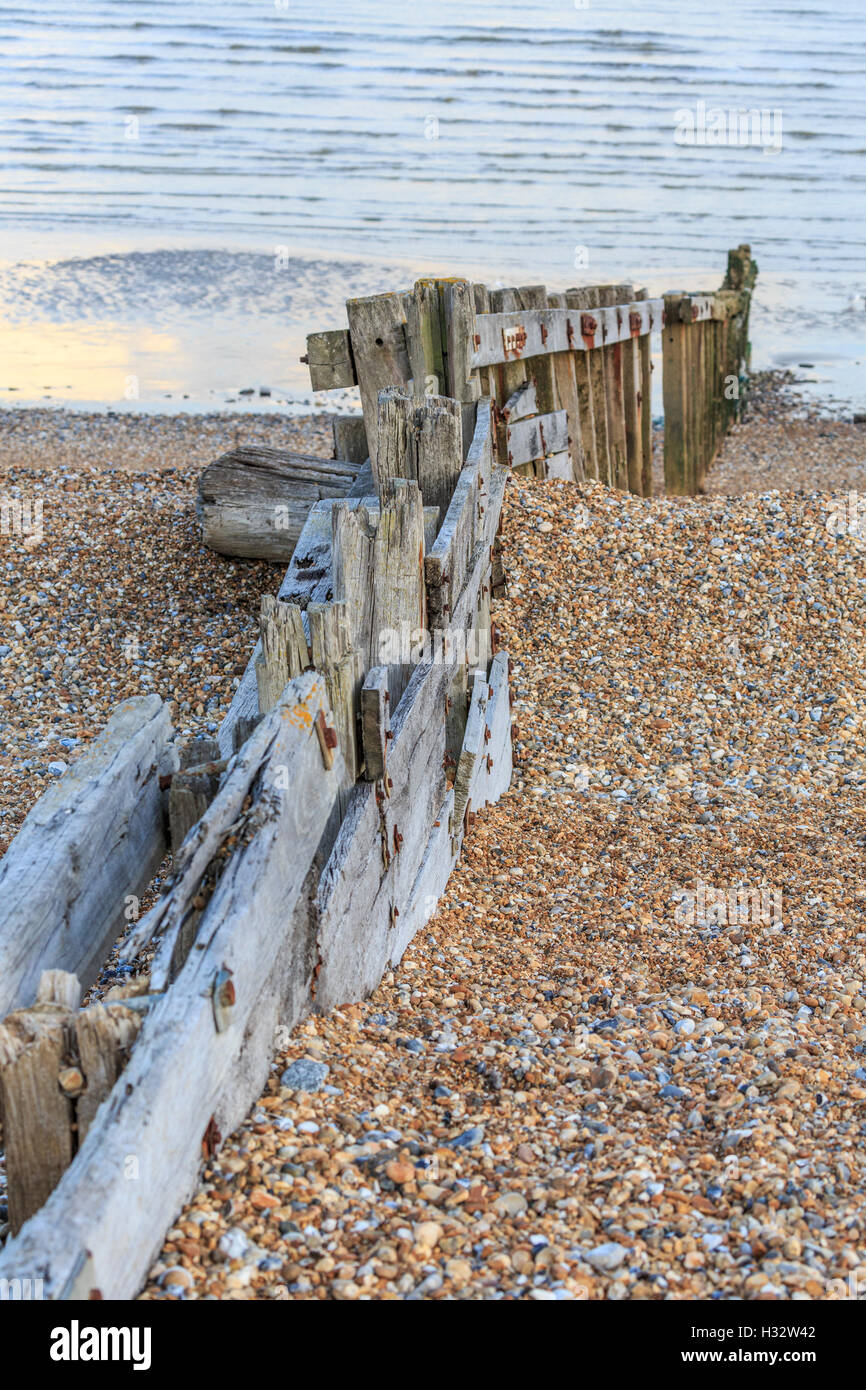 Eastbourne beach groynes hi-res stock photography and images - Alamy