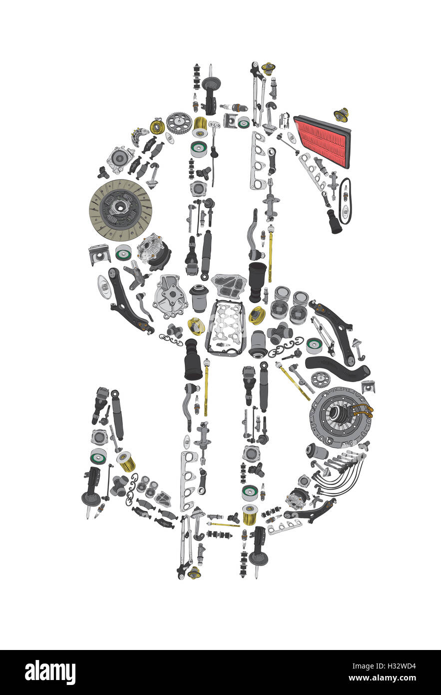 Car part manufacturer Cut Out Stock Images & Pictures - Alamy