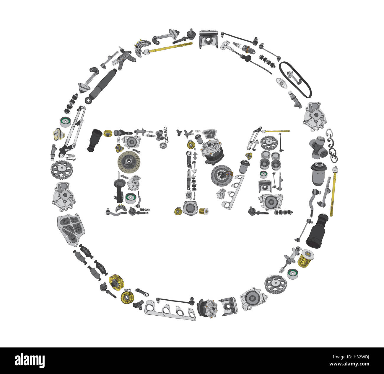 You with car mark Cut Out Stock Images & Pictures - Alamy