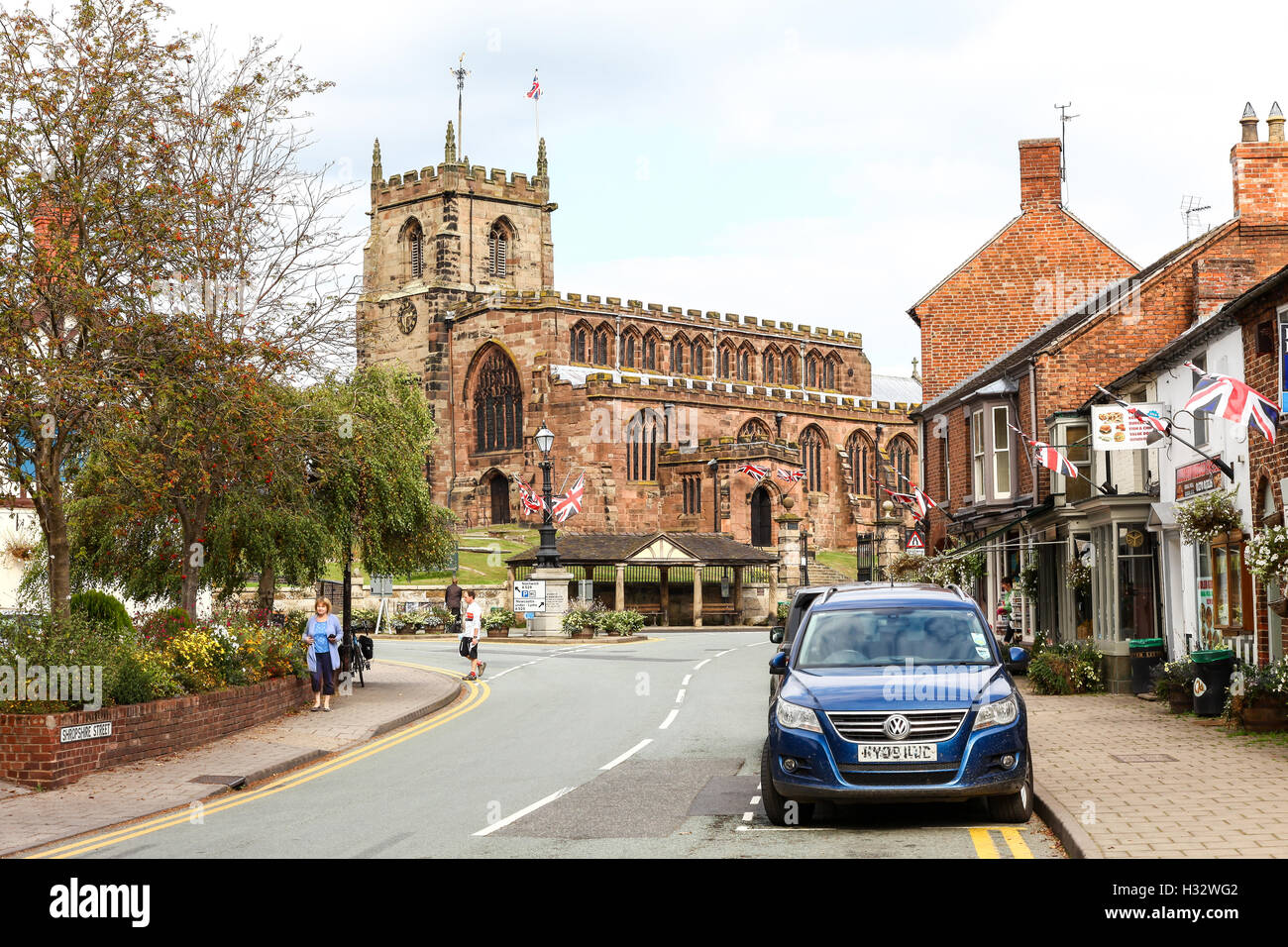 Audlem village hi-res stock photography and images - Alamy