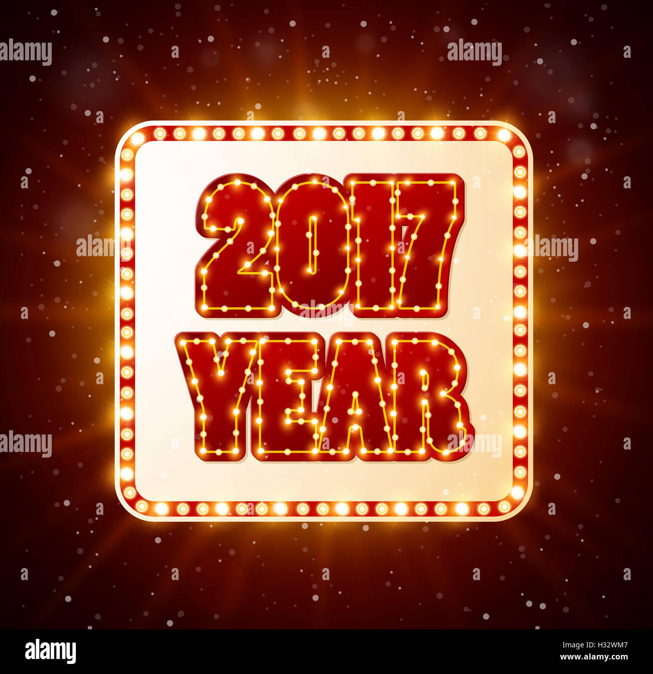 Christmas banner in retro hi-res stock photography and images - Alamy