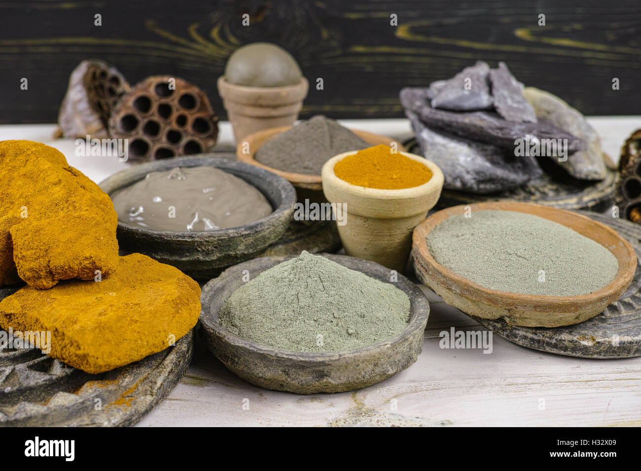 Ochre Clay Powder And Mud High Resolution Stock Photography and Images ...