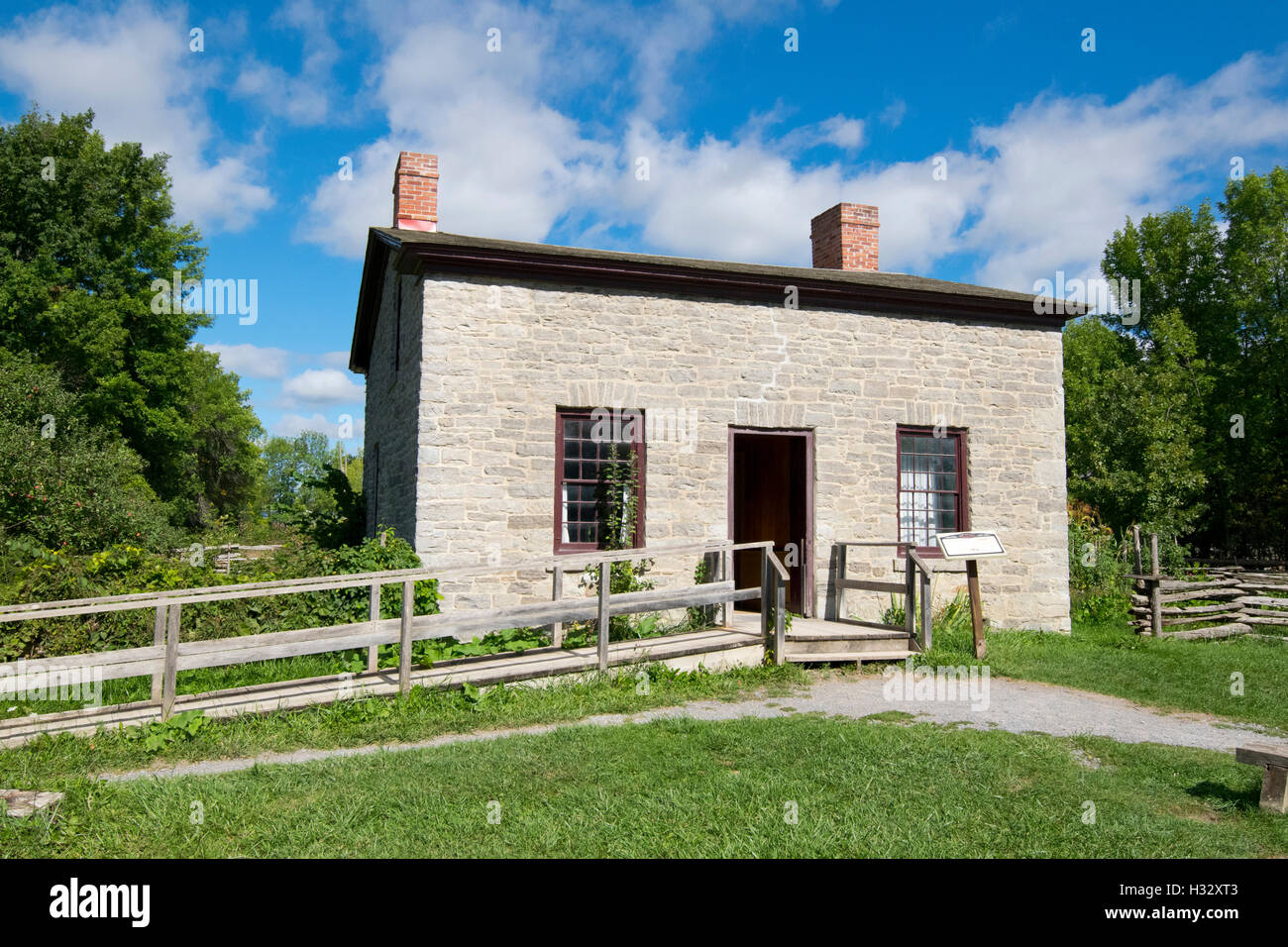 Dressmaker's House at Upper Canada Village Stock Photo - Alamy