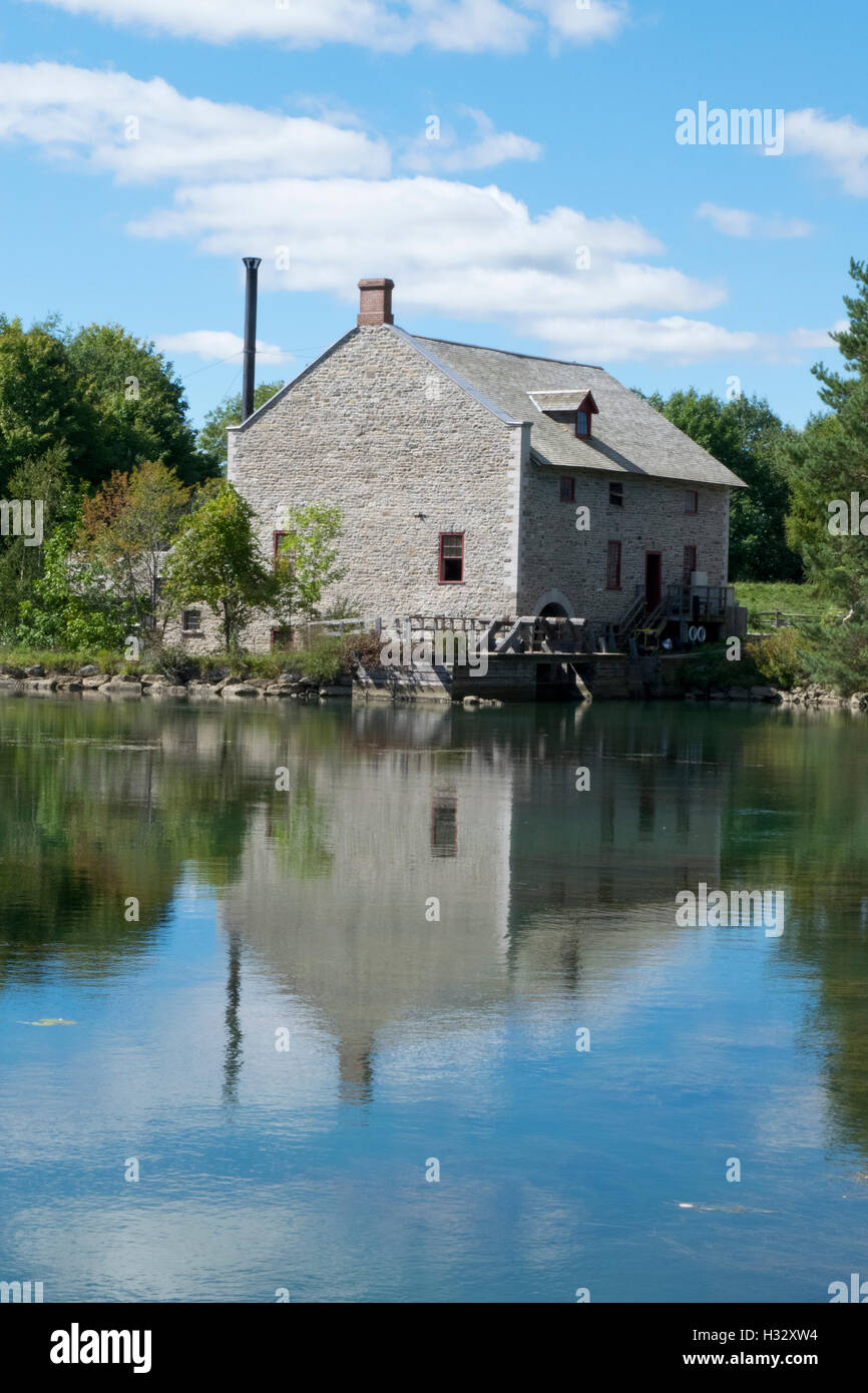 The Flour Mill at Upper Canada Village Stock Photo - Alamy