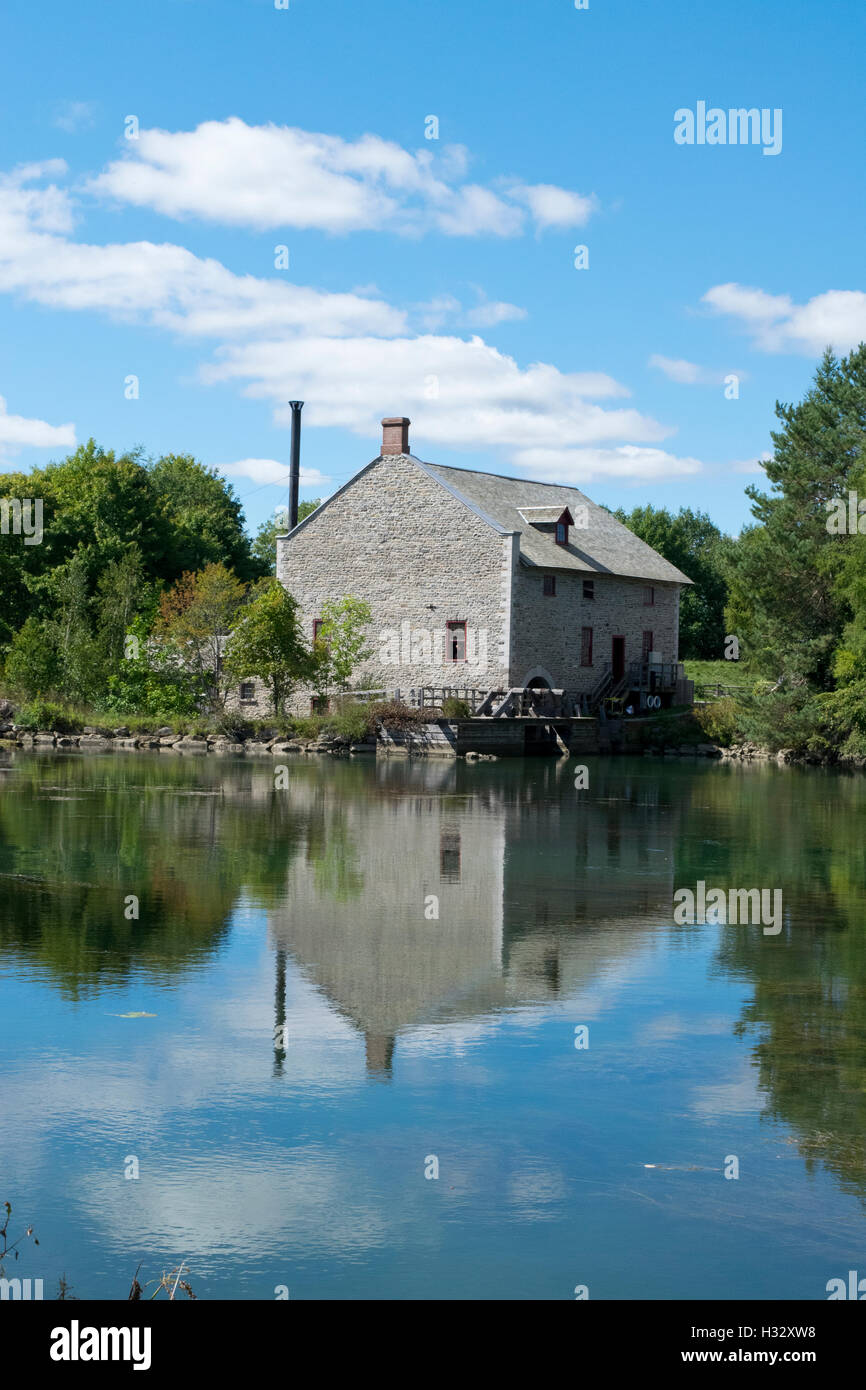 The Flour Mill at Upper Canada Village Stock Photo - Alamy