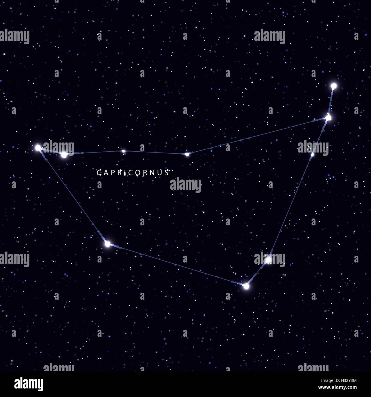 Capricornus constellation hi-res stock photography and images - Alamy