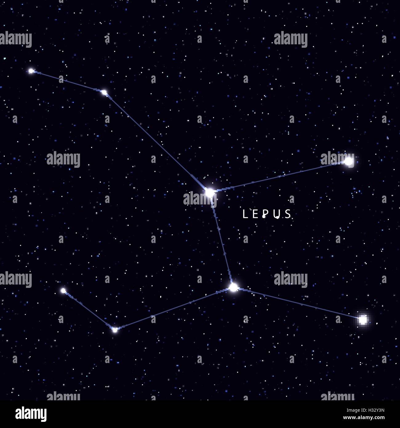Lepus constellation hi-res stock photography and images - Alamy