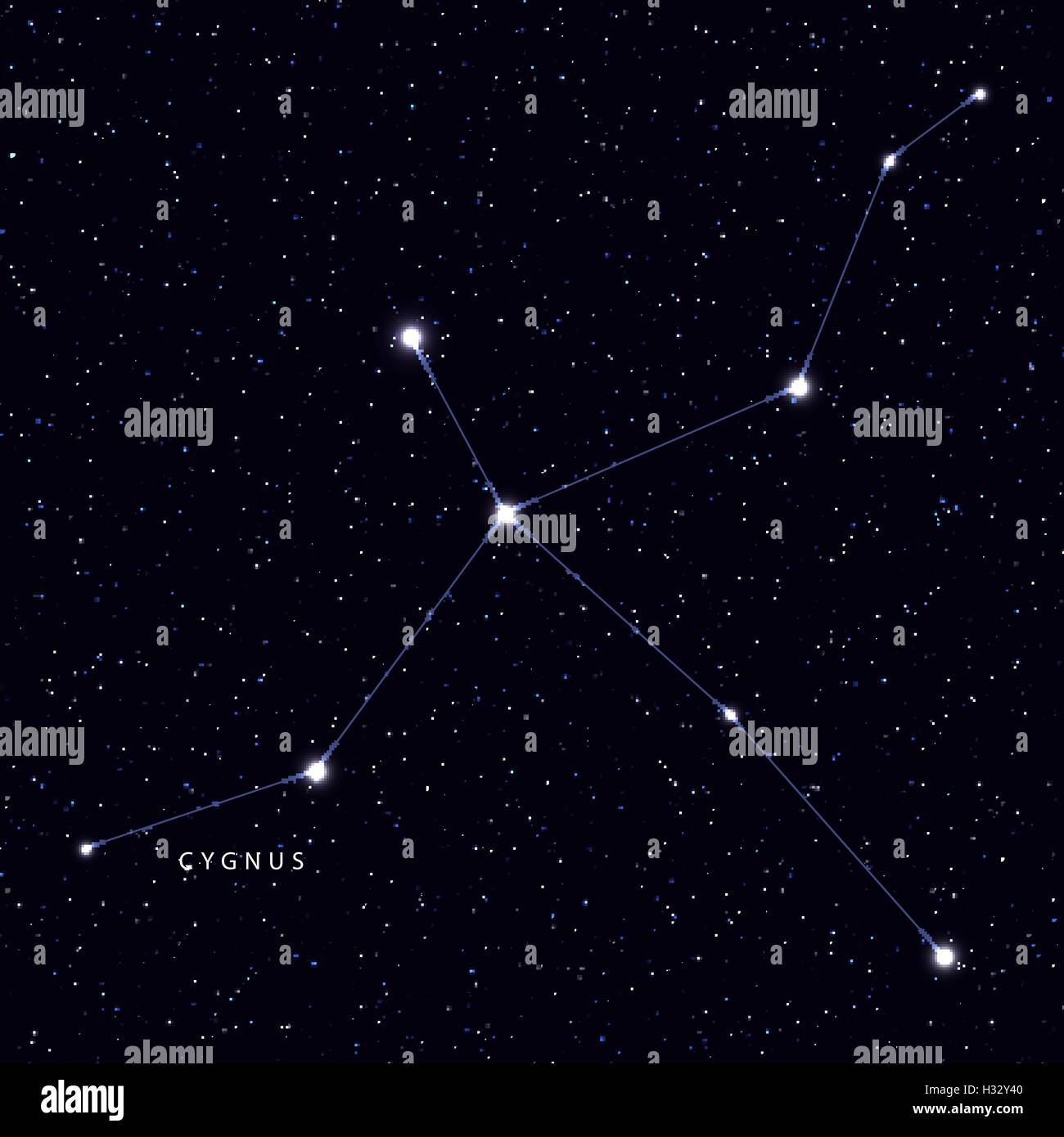 Cygnus constellation hi-res stock photography and images - Alamy