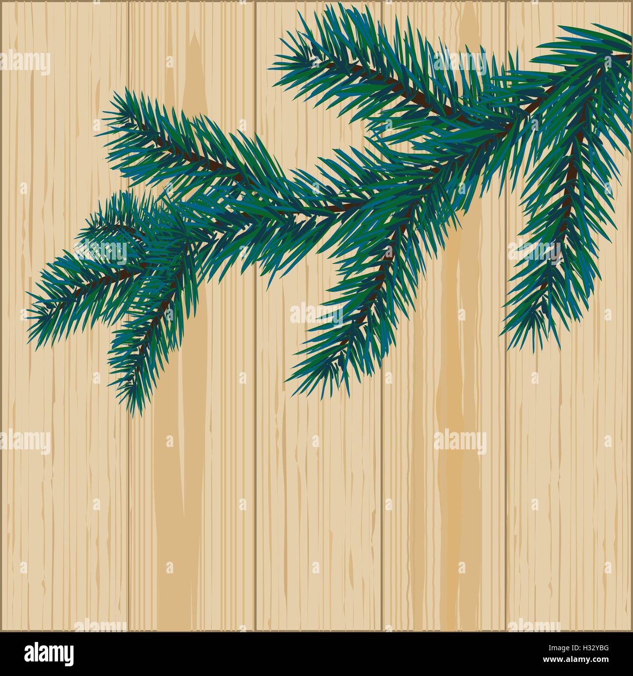 Sprig of conifer Stock Vector Images - Alamy