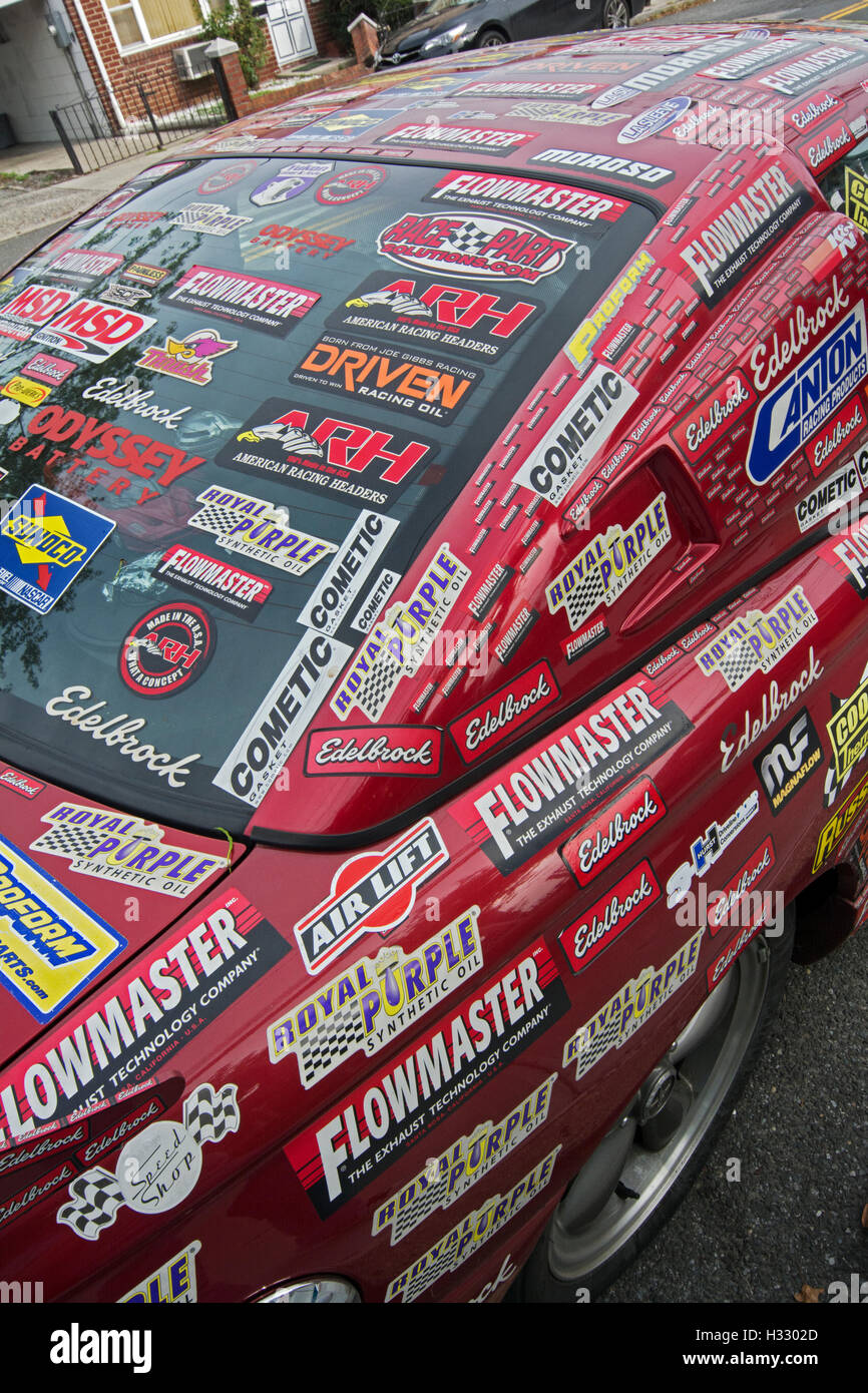 Sponsor decals hi-res stock photography and images - Alamy