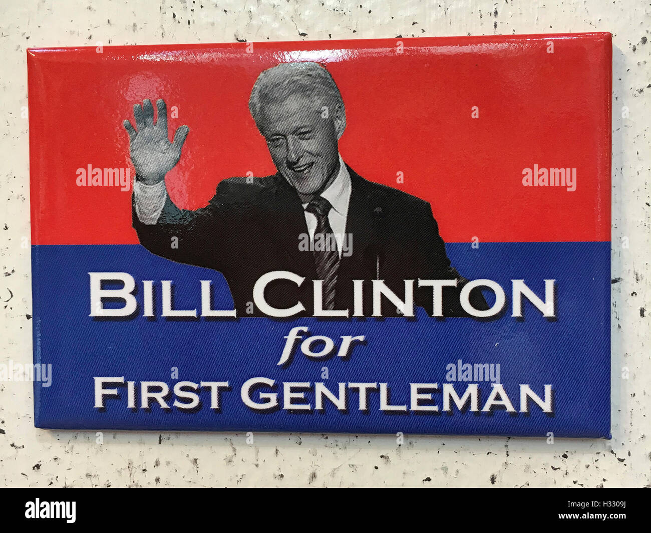 Effigy of Bill Clinton on different items during the american ...