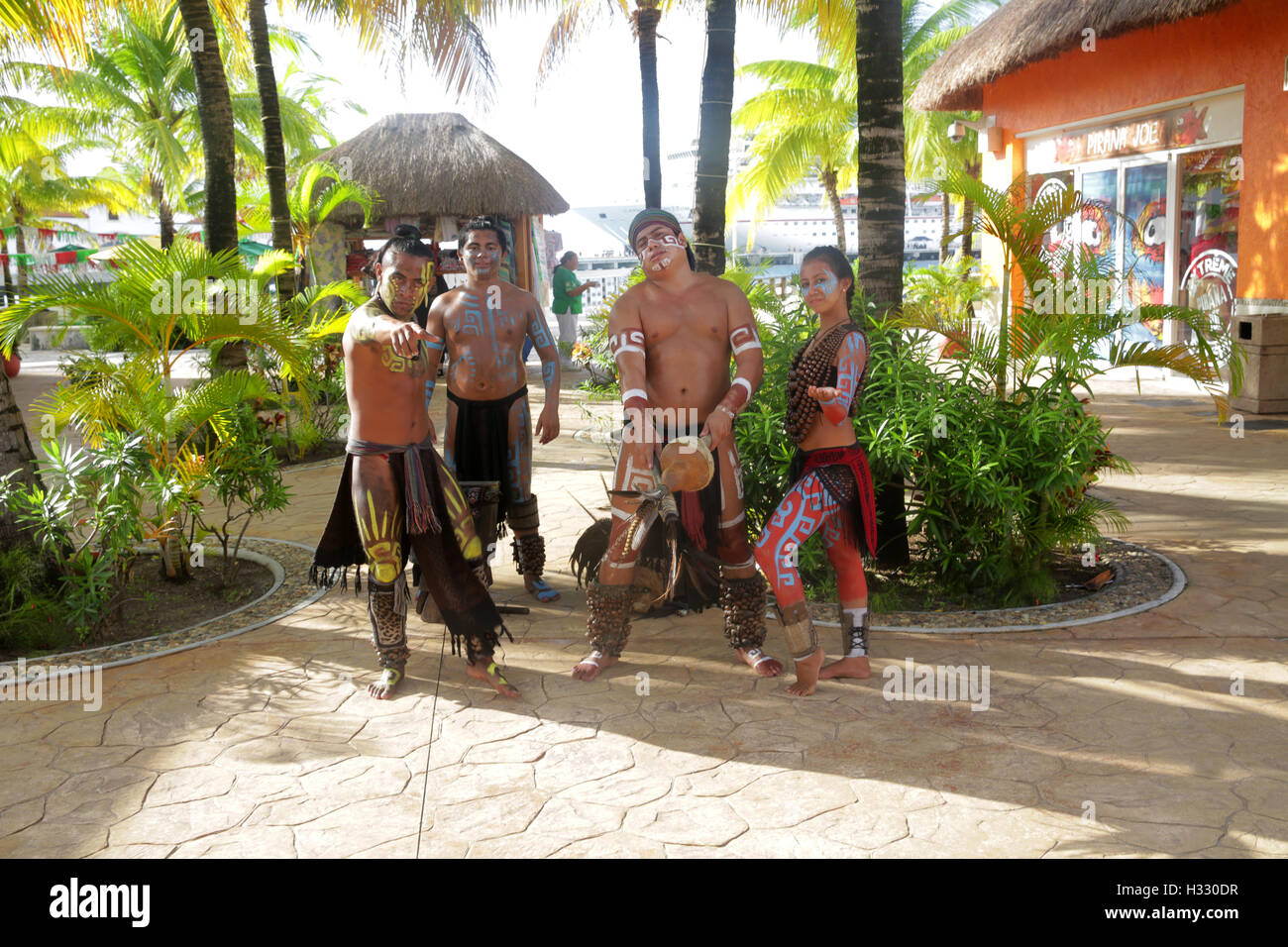 Dance Troupe, Cozumel Carnival, Cozumel Island, Quintana Roo, Mexico ...