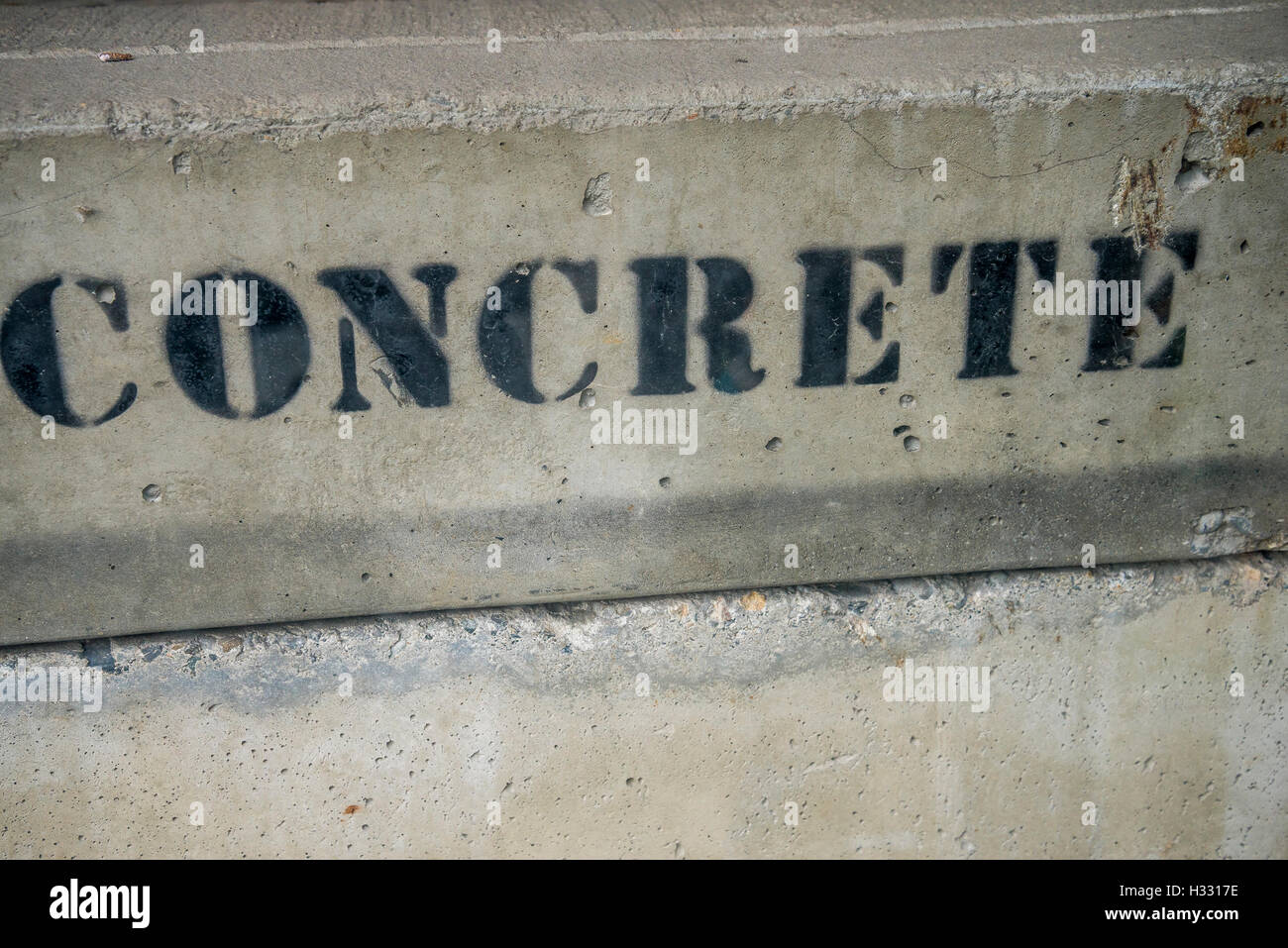 Concrete letters hi-res stock photography and images - Alamy