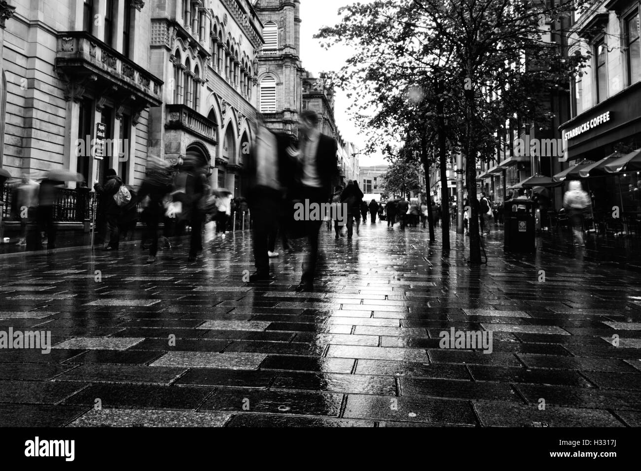 Rush Hour Glasgow Stock Photo - Alamy