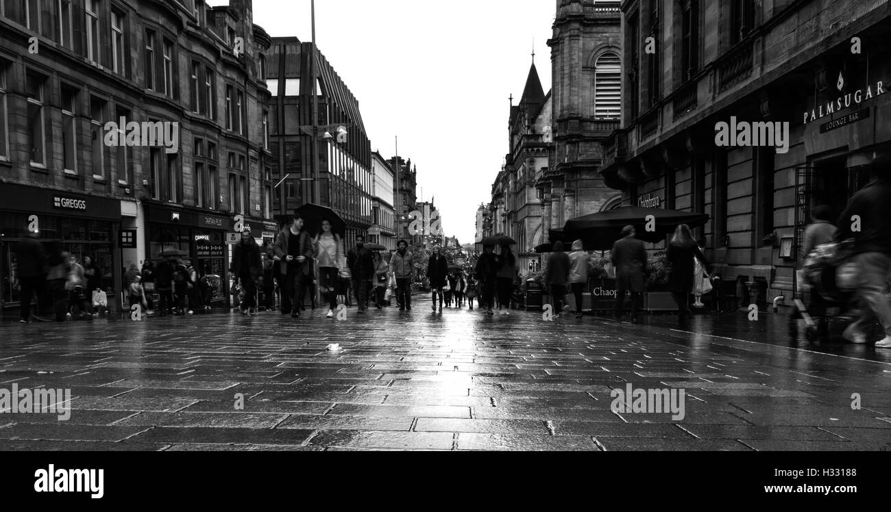 Rush Hour Glasgow Stock Photo - Alamy