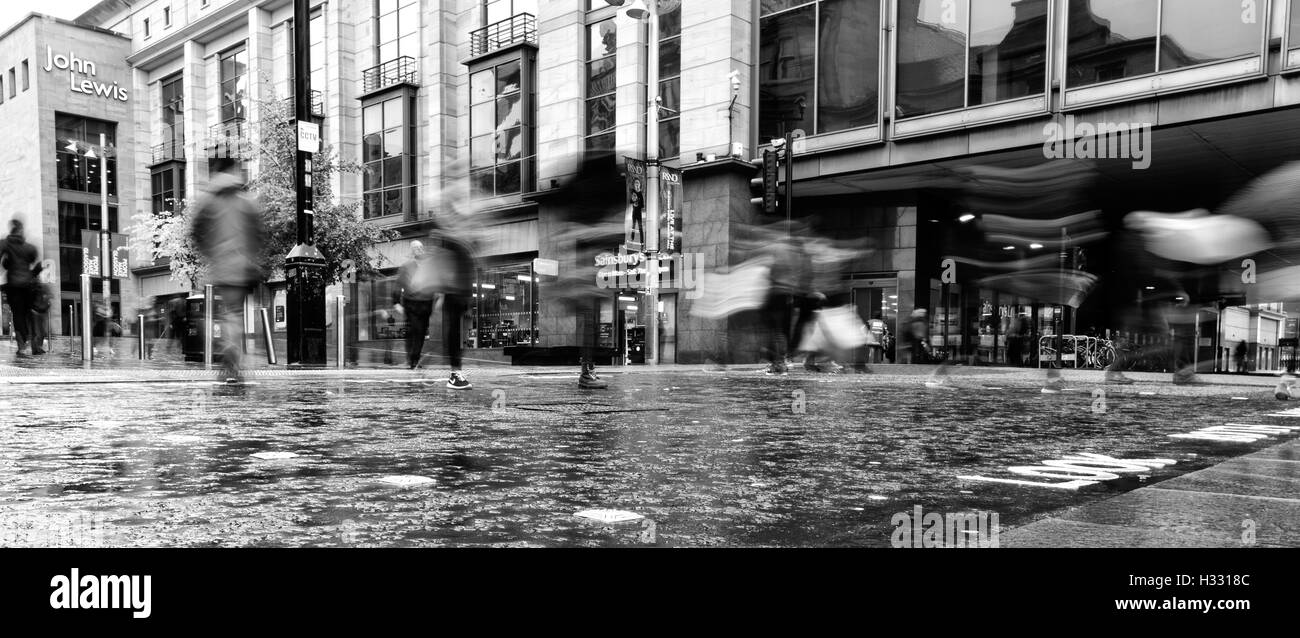 Rush Hour Glasgow Stock Photo - Alamy
