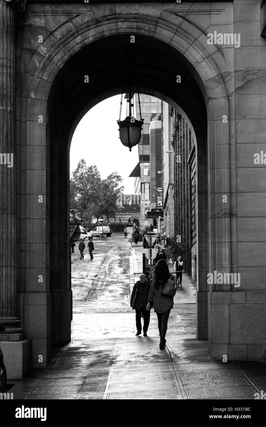 Rush Hour Glasgow Stock Photo - Alamy