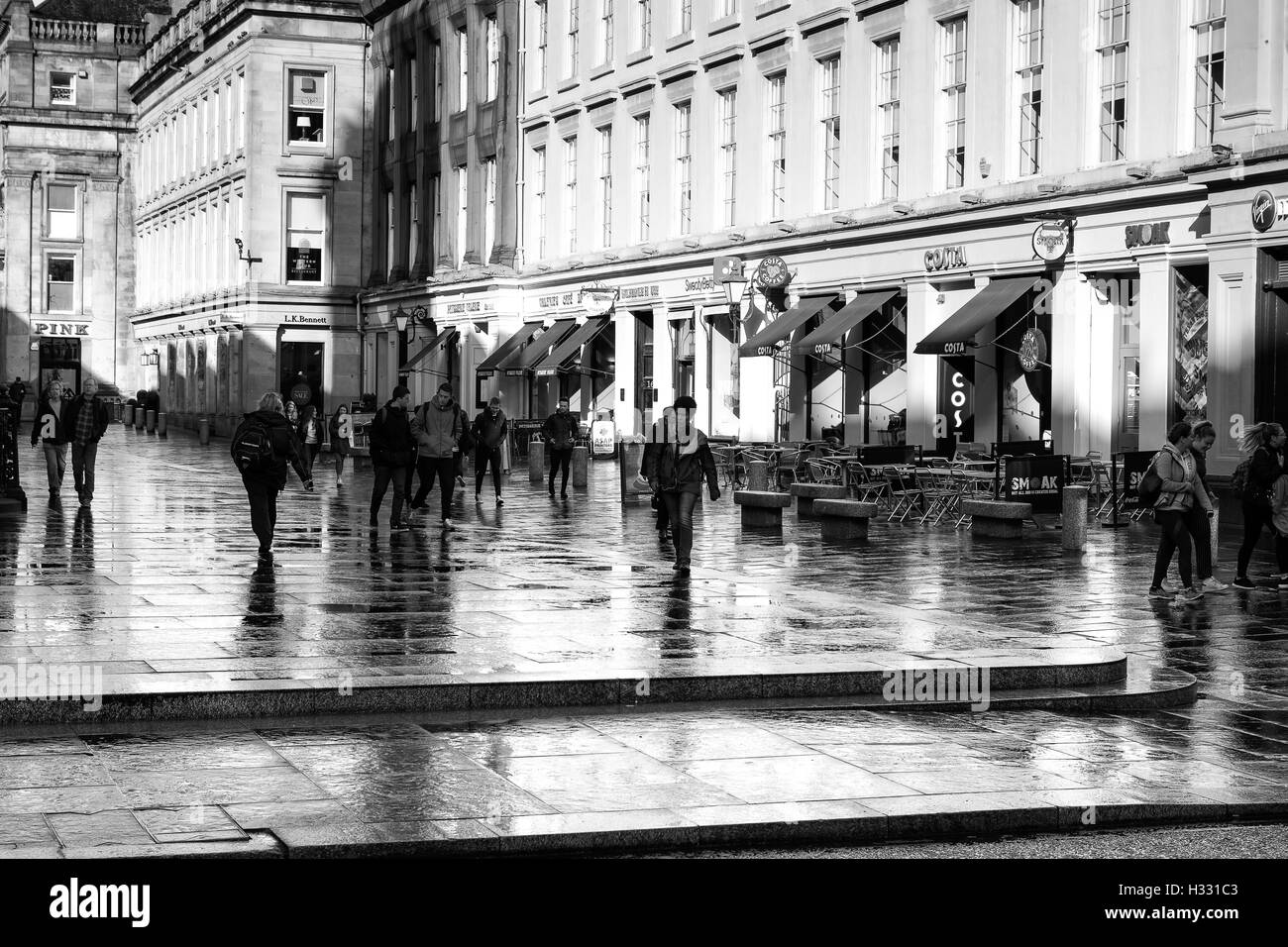 Rush Hour Glasgow Stock Photo - Alamy