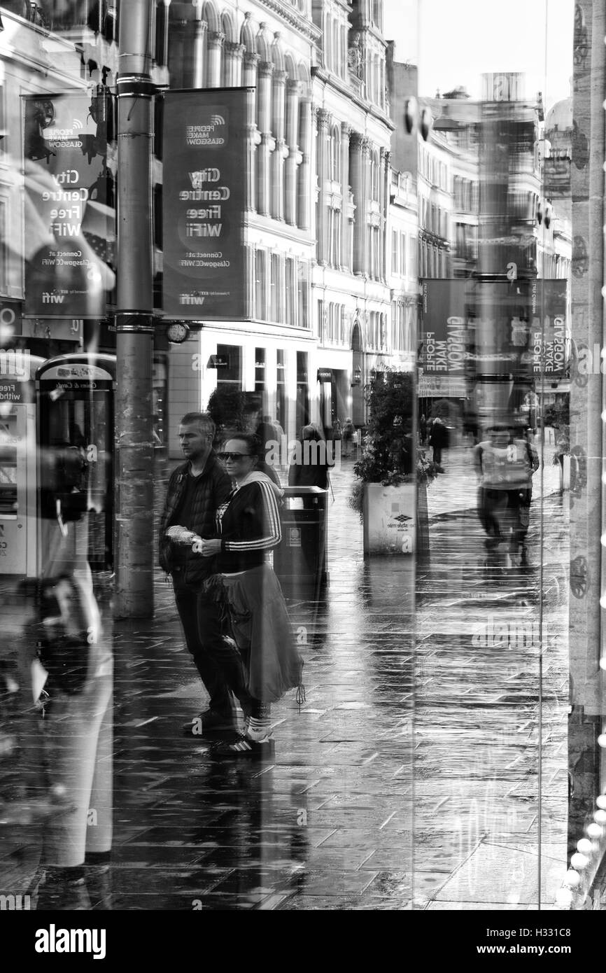Rush Hour Glasgow Stock Photo - Alamy