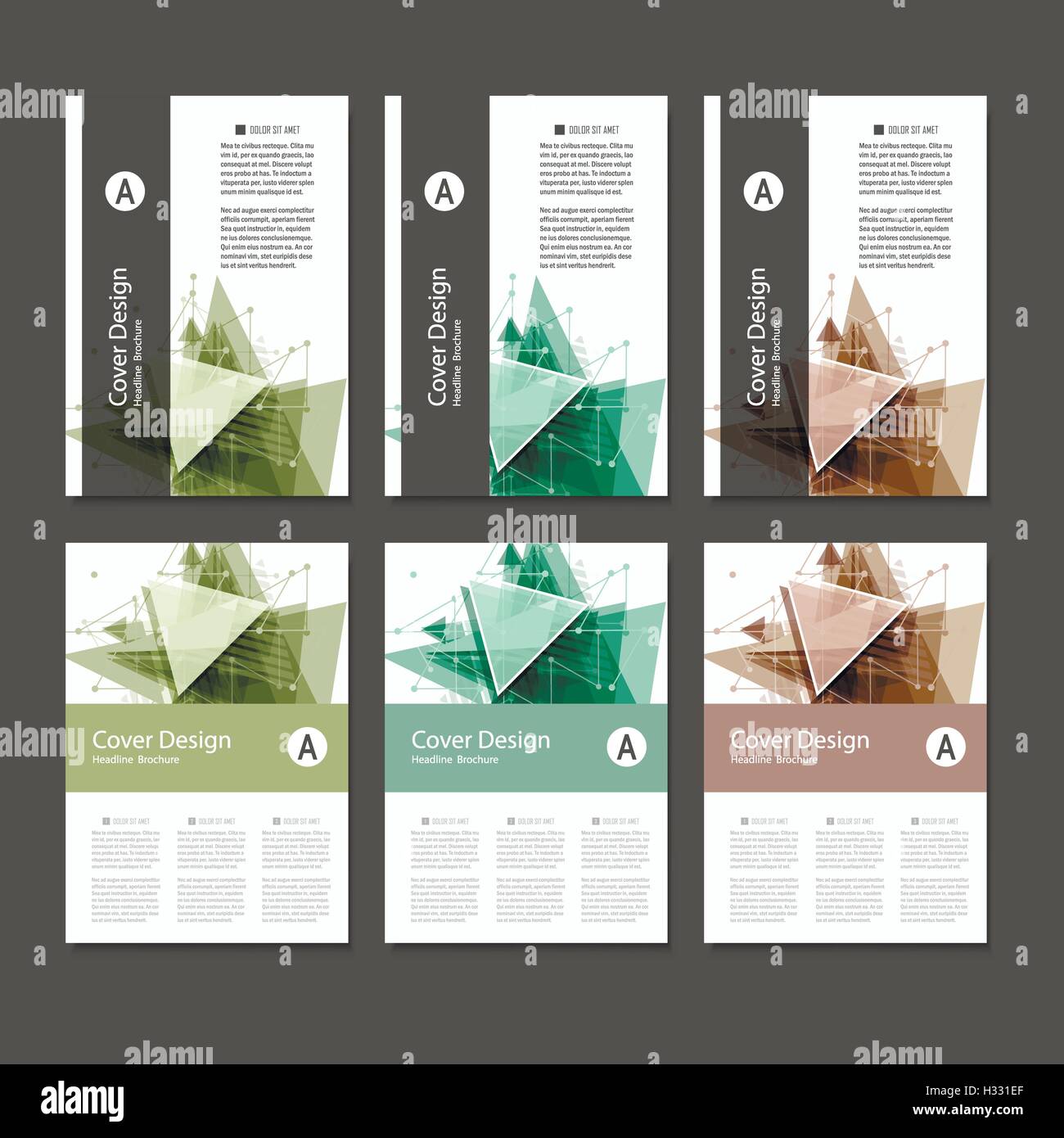 Abstract Triangle line. Poster Brochure Flyer design Layout vector ...