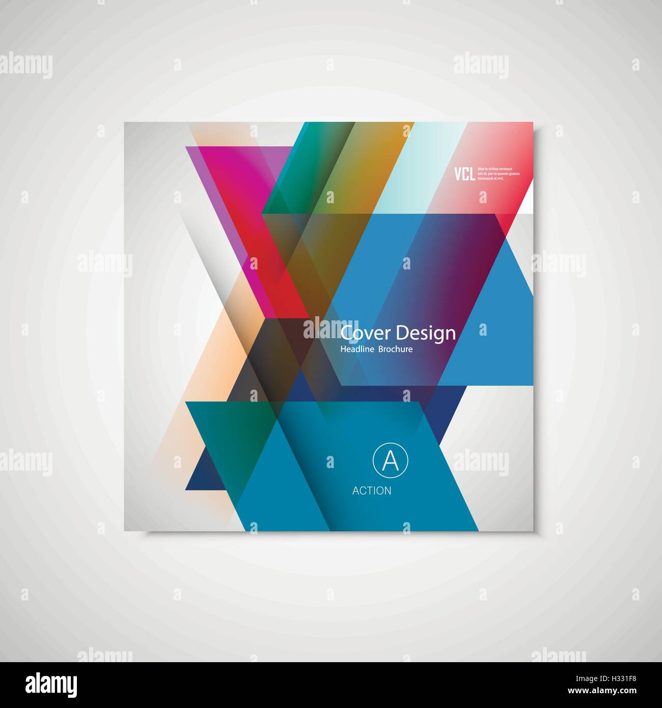 Vector Brochure Flyer design Layout template, size A4, Front page and ...