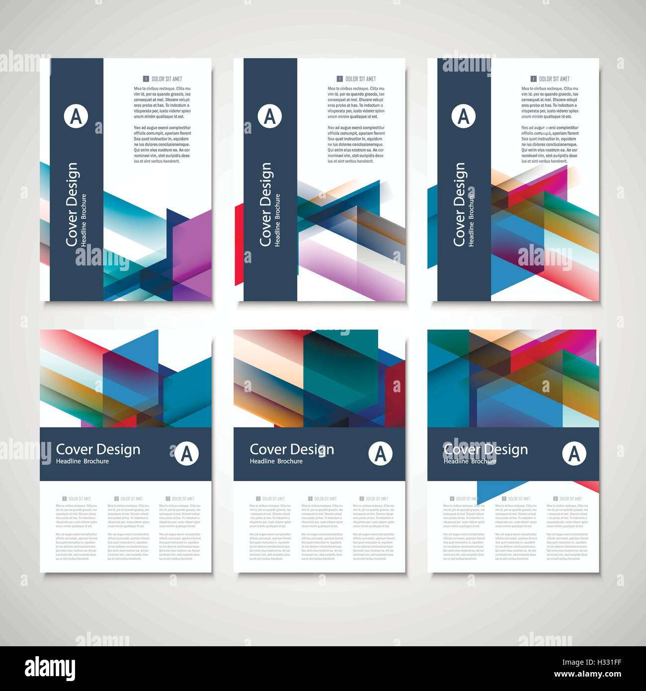 Vector Brochure Flyer design Layout template, size A4, Front page and ...