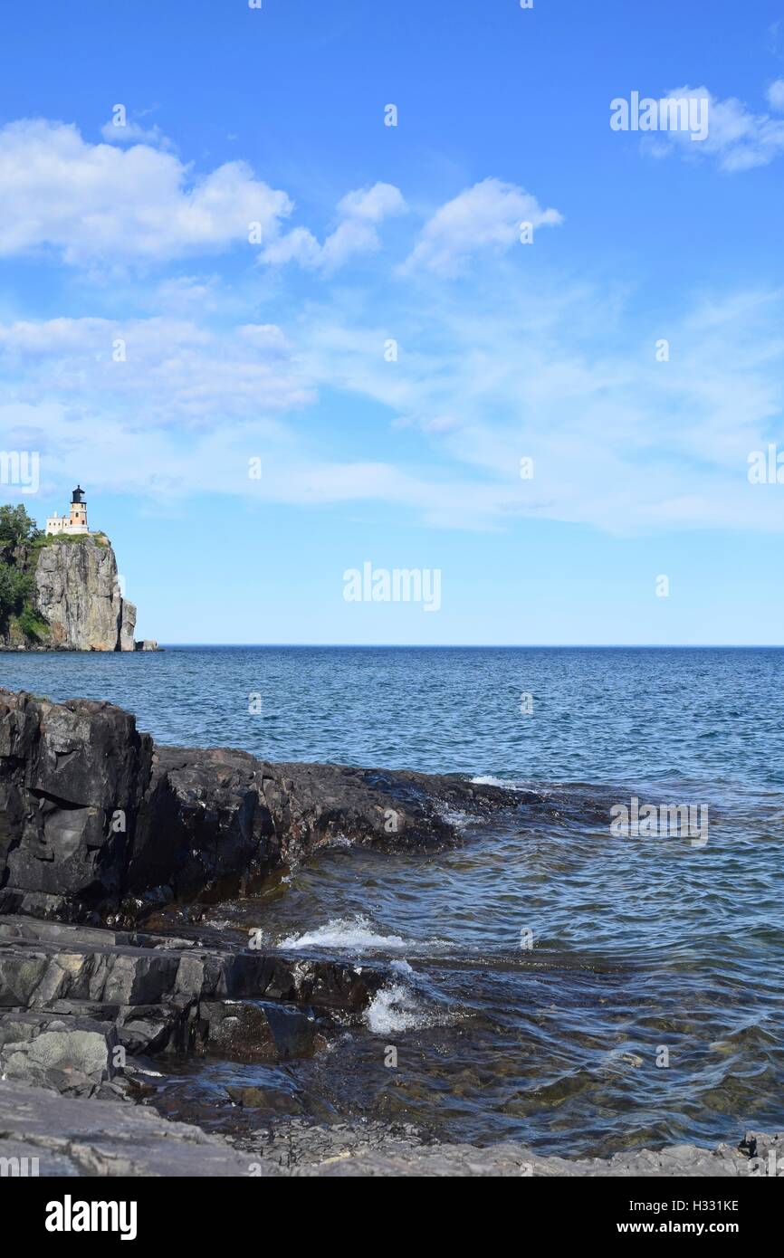 Split Rock Lighthouse State Park Stock Photo - Alamy