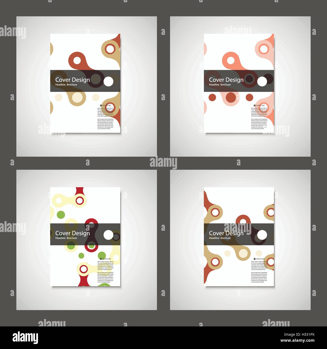 Abstract cover design, business brochure template layout, annual report ...