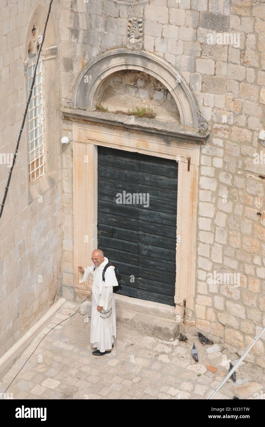 A priest in Dubrovnik, Croatia Stock Photo - Alamy