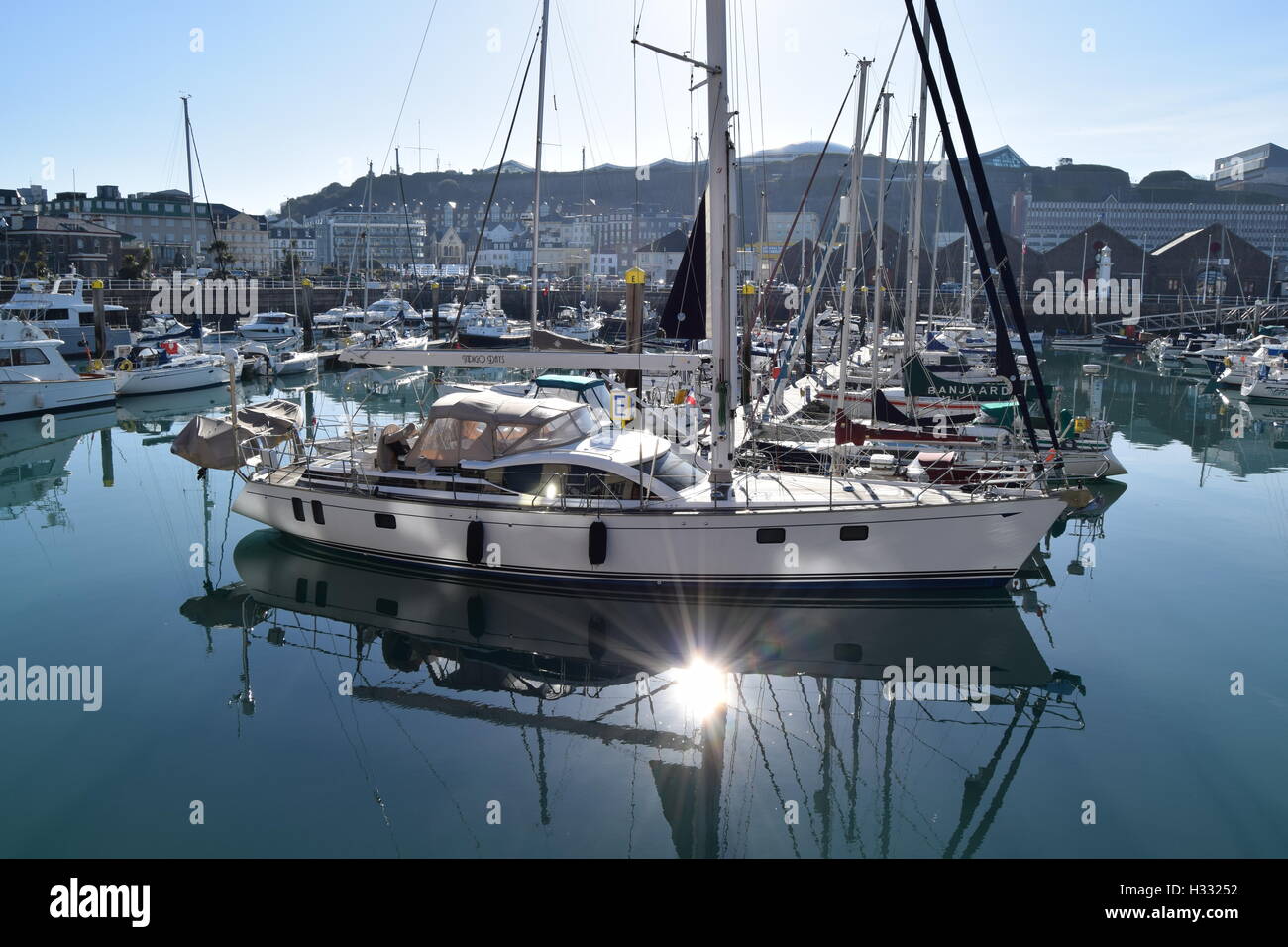 Jersey channel islands st helier marina hi-res stock photography and ...