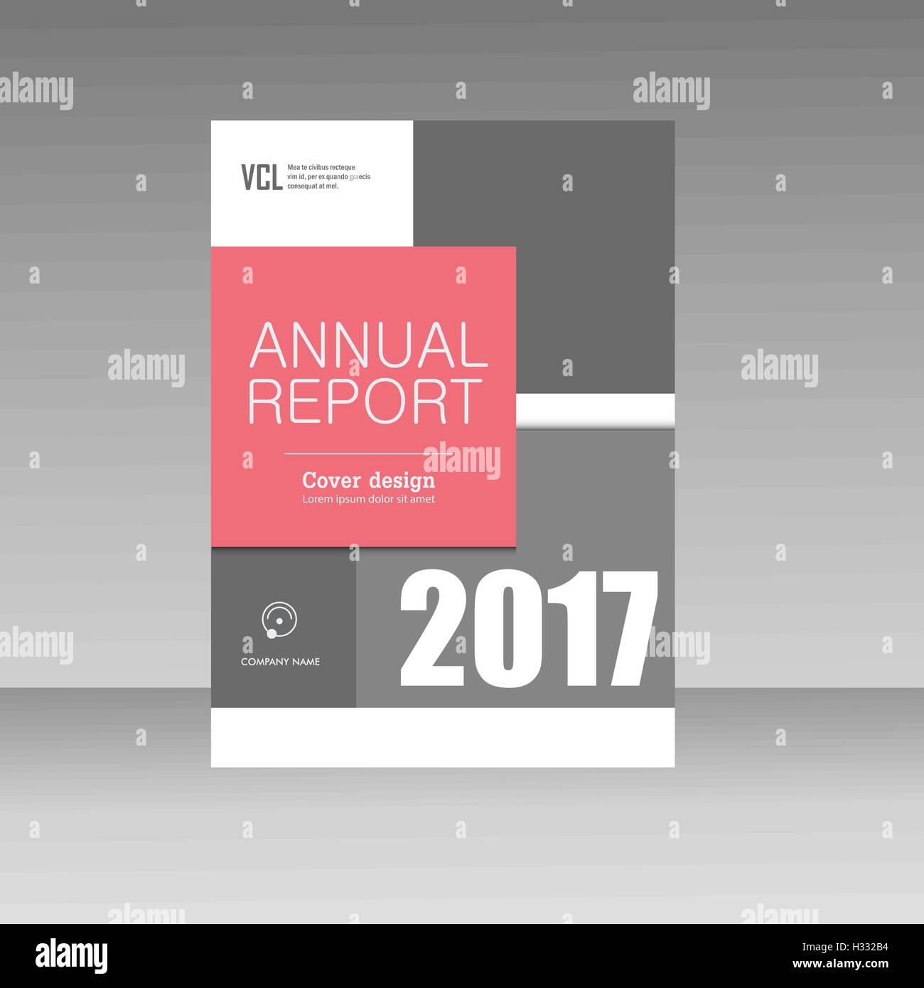 Abstract composition, color square texture, a4 brochure title sheet ...