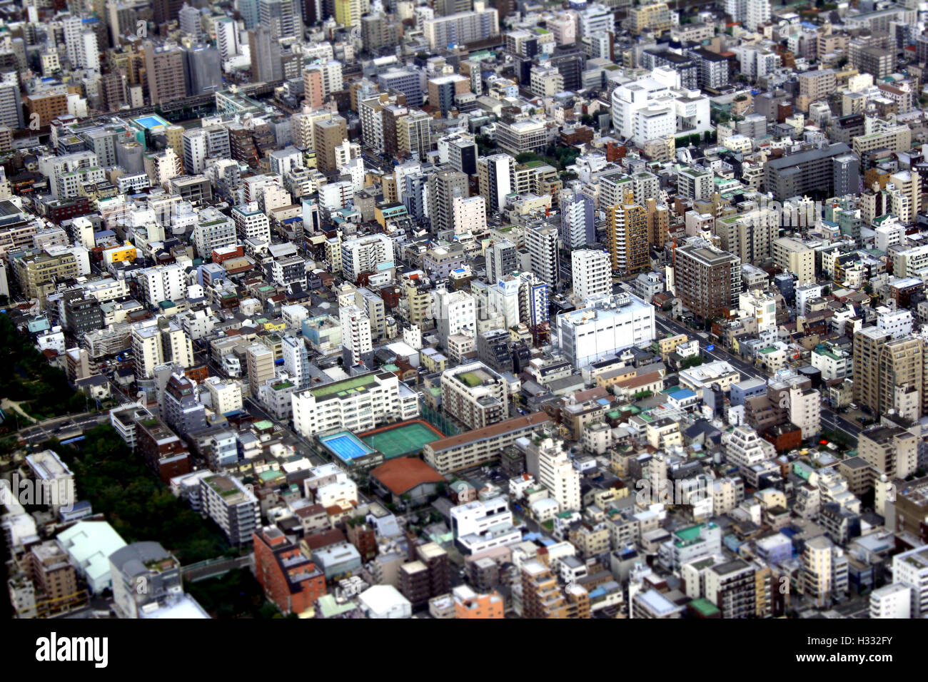 Aerial View Tokyo, Japan Stock Photo - Alamy