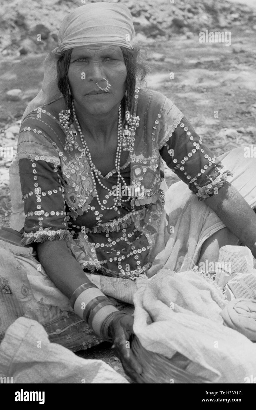 Indian village woman in Black and White Stock Photos & Images - Alamy