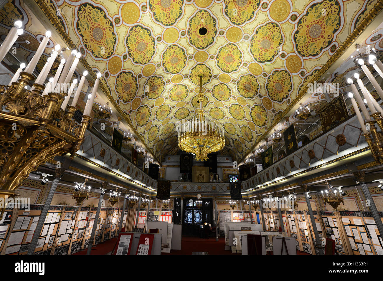 The Jewish museum in Bucharest is housed in an old Synagogue Stock ...