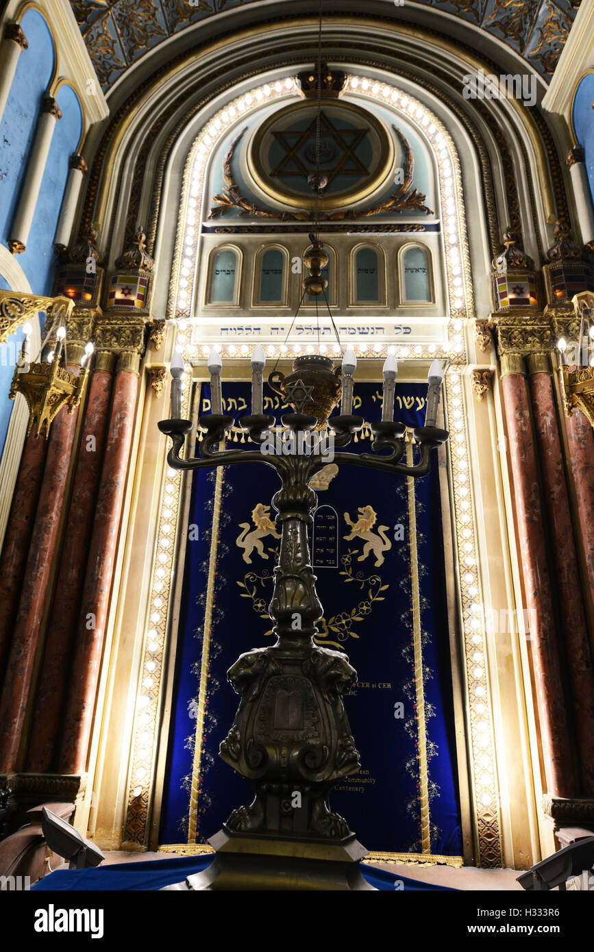 The Jewish museum in Bucharest is housed in an old Synagogue Stock ...