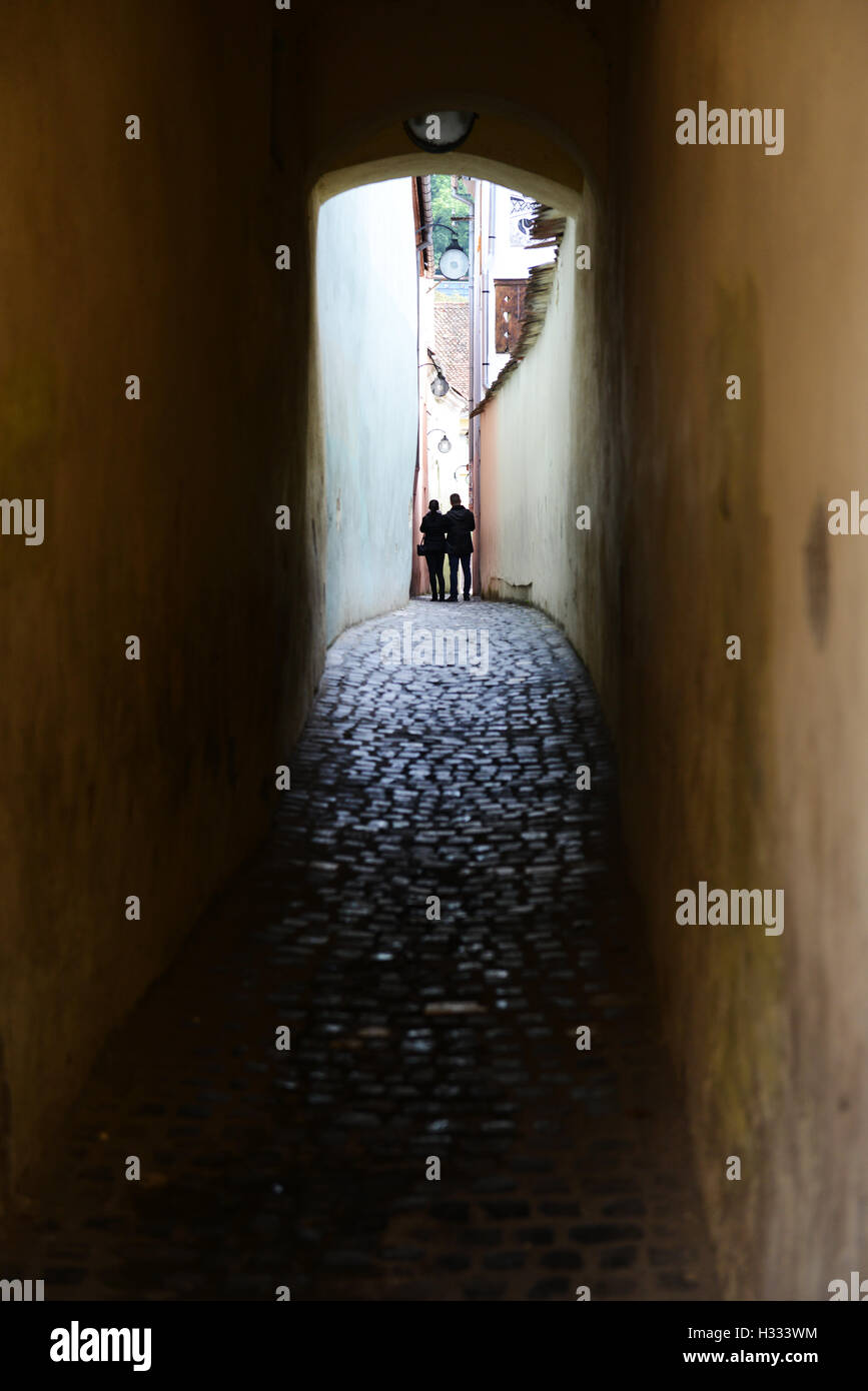 Strada Sforii ( string street ) is the narrowest street in the city of ...