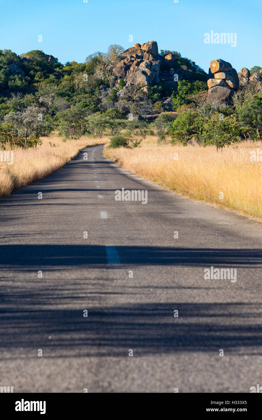 The unique landscape of balancing rocks in Zimbabwe's Matobo National ...