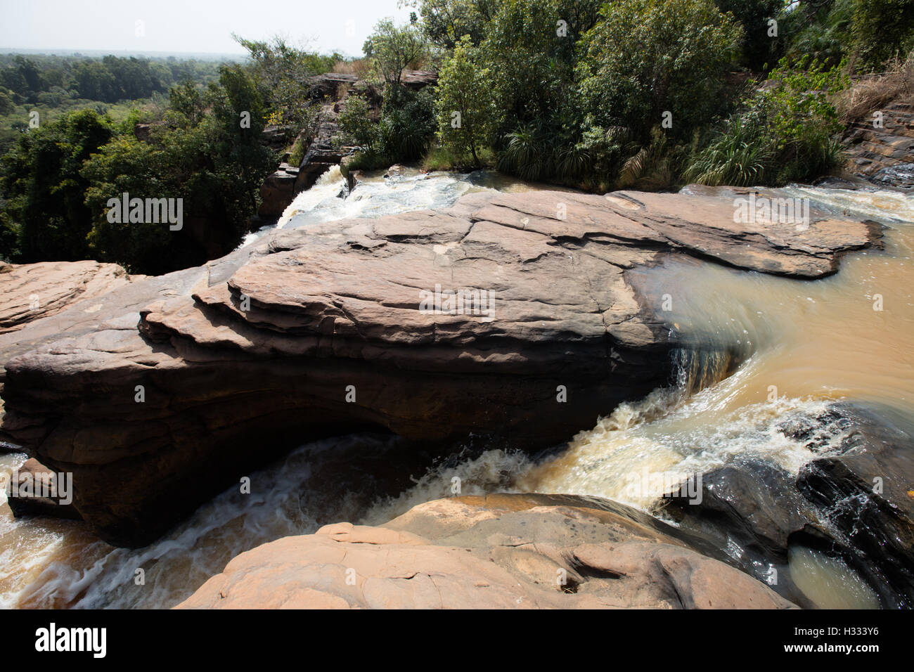 Karfiguela falls in Banfora, Cascades region , Burkina Faso Stock Photo ...