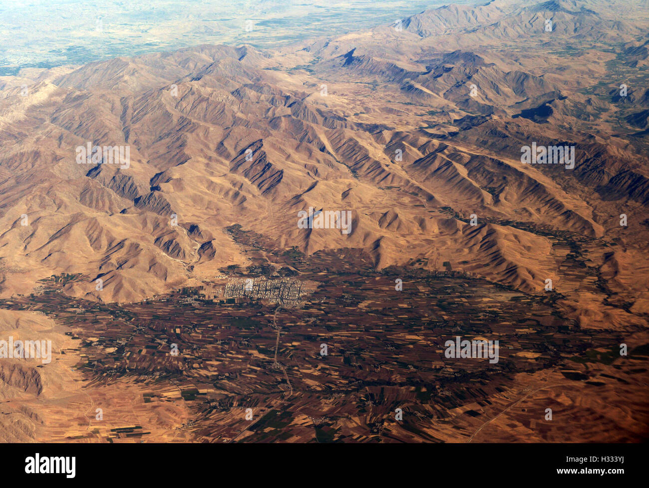 Aerial view of a large farmland area in western Iran Stock Photo - Alamy