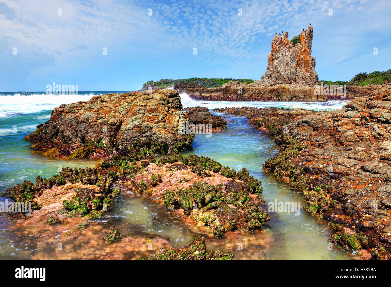 Cathedral Rocks Kiama Downs Australia Stock Photo - Alamy