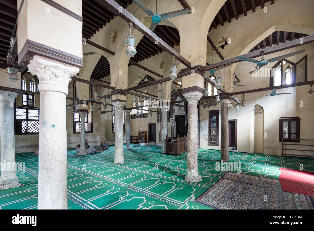 prayer hall, Fuwwa, Egypt, Mosque of Namiri Stock Photo - Alamy