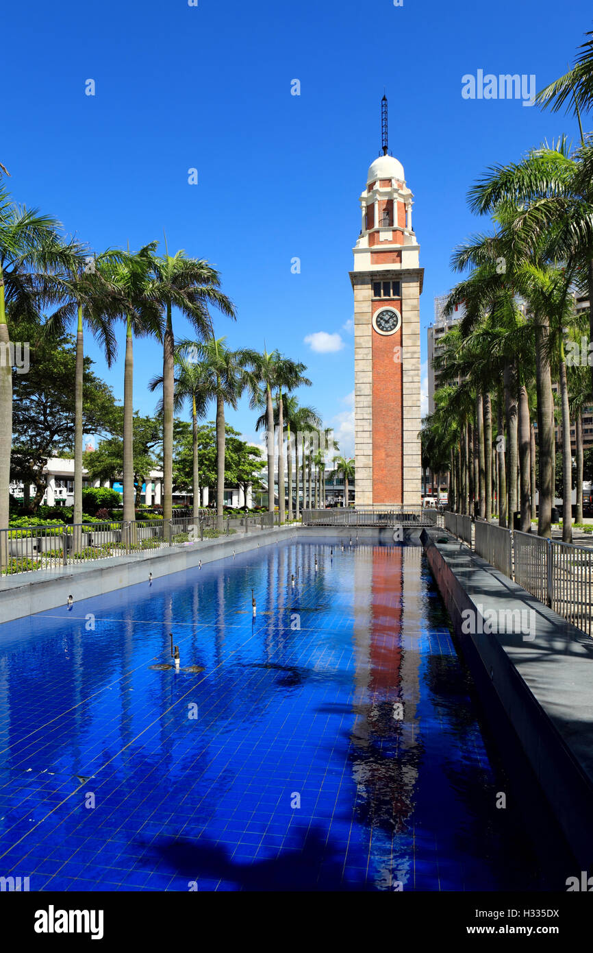 Ancient clocktower in Hong Kong Stock Photo - Alamy