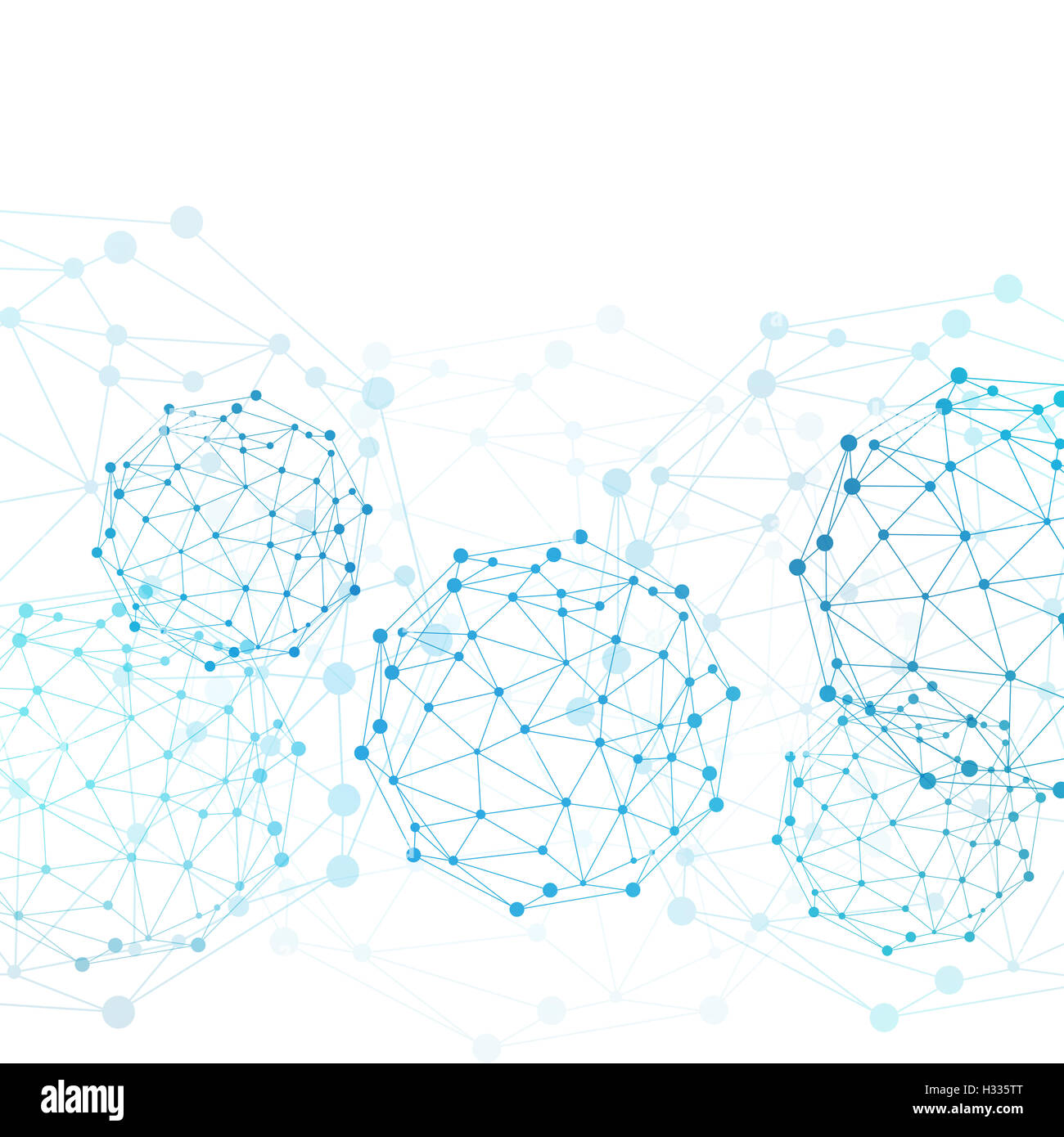 Wire frame sphere. Network concept Stock Photo - Alamy