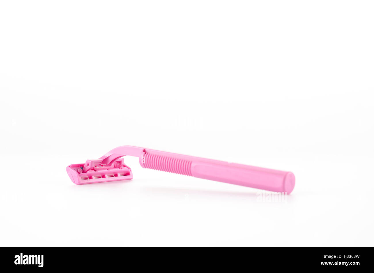 pink disposable shaving Stock Photo - Alamy