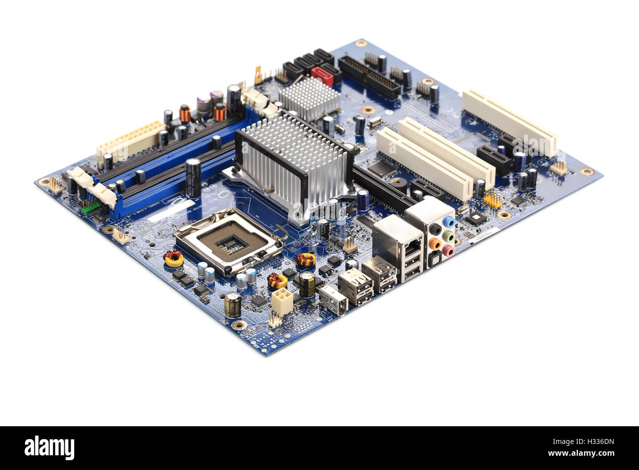 Motherboard close up Stock Photo - Alamy