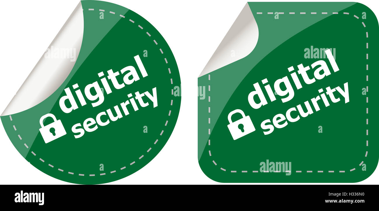 Business security stickers label hi-res stock photography and images ...